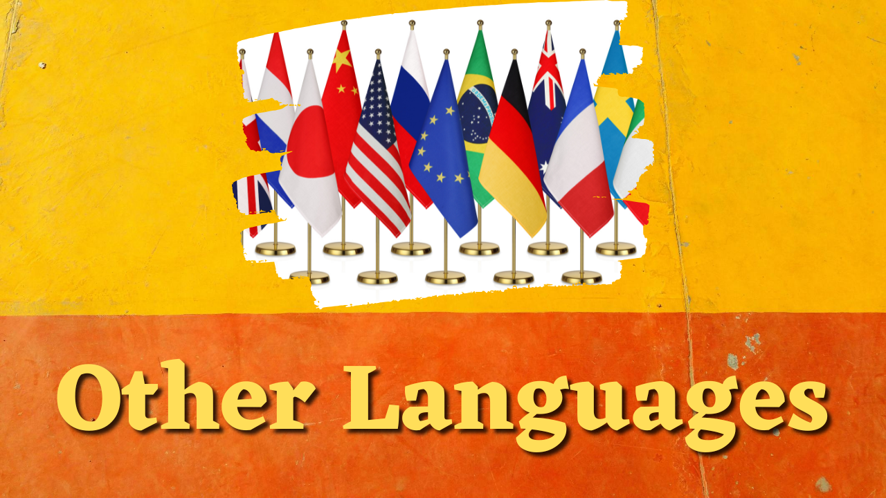 Other Languages – Siempre Spanish
